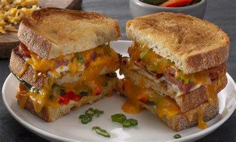 Zesty Double Decker Goldn Jack Grilled Cheese Burnett Dairy