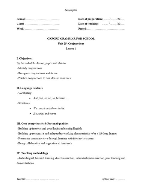 Unit 25 Lesson 1 Pdf Question Lesson Plan