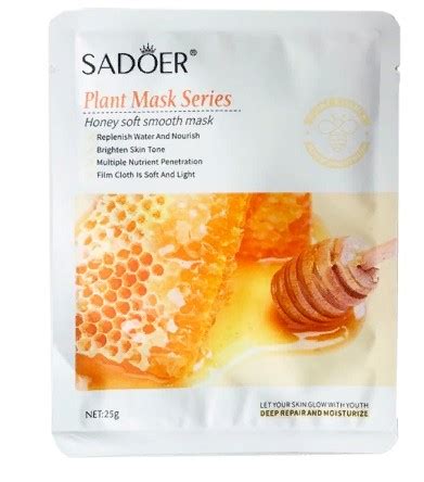 Тканевая маска для лица SADOER с медом Plant Mask Series | отзывы