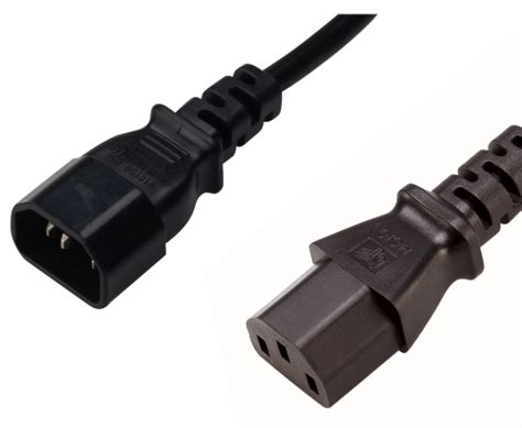 M Saa Power Coard To Iec Plug Iec Extension Cable