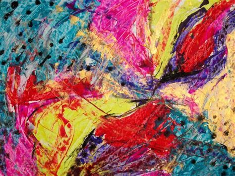 Abstract Painting Flowers