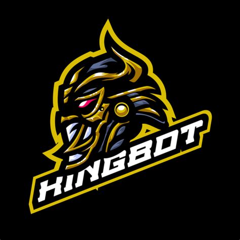 King Bot Logo Vector Free Download