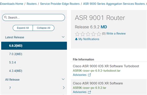 Asr 9001 6 9 2 Upgrade Path Cisco Community
