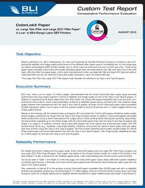 Fillable Online Comparative Performance Evaluation Fax Email Print PdfFiller