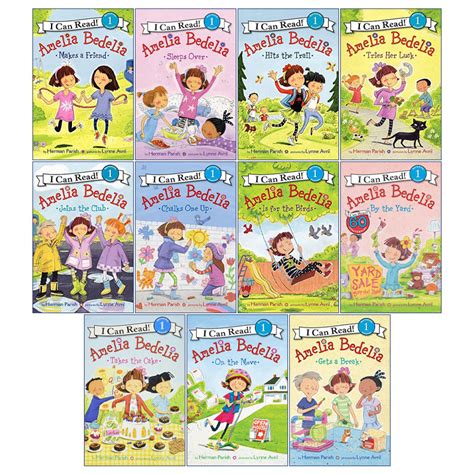 阿米莉亚系列11册英文原版绘本 Amelia Bedelia I Can Read一阶段图画故事书糊涂女佣英文版儿童绘本进口英语书籍虎窝淘