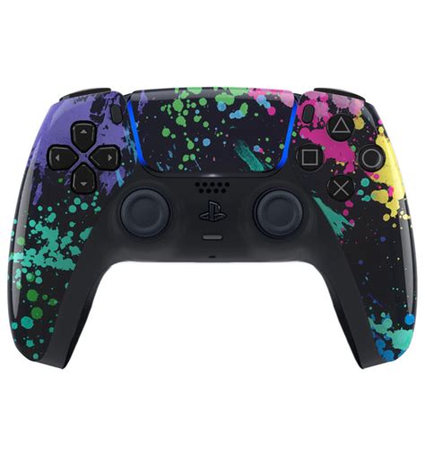 Water Color Pro V4 Modded 4 Paddles Silent Modz Wireless Controller For Ps5