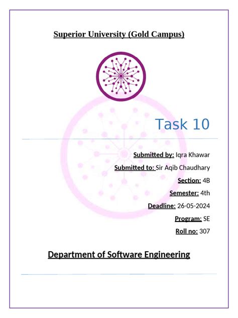 Iqra Khawar Task 10 Pdf