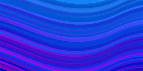 Light Pink Blue Vector Backdrop With Bent Lines Abstract Illustration With Bandy Gradient