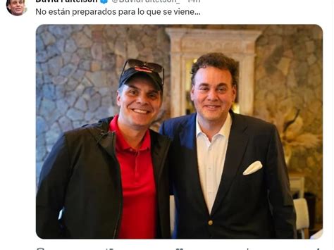 Se lo llevará a Televisa David Faitelson sorprende al aparecer en una foto con Christian