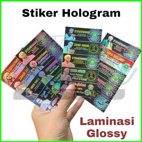 Jual Stiker Syekhermania Hologram Stiker Syekhermania Murah Stiker