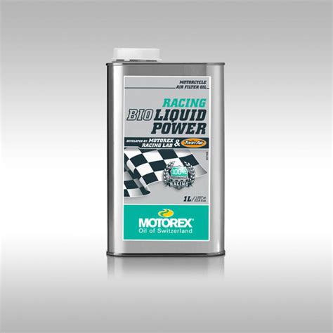 Motorex Racing Bio Liquid Power Air Filter Oil 1 Liter Upshift