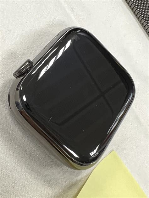 賣錶 Apple Watch S7 45mm 石墨色不鏽鋼 米蘭 看板 Watch 批踢踢實業坊