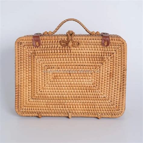 Travel In Style With Mens Luxury Luggage Rattan Suitcases