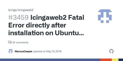 Icingaweb2 Fatal Error Directly After Installation On Ubuntu 1804
