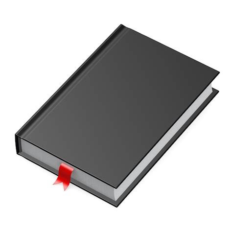 Premium Photo Isolated Black Book