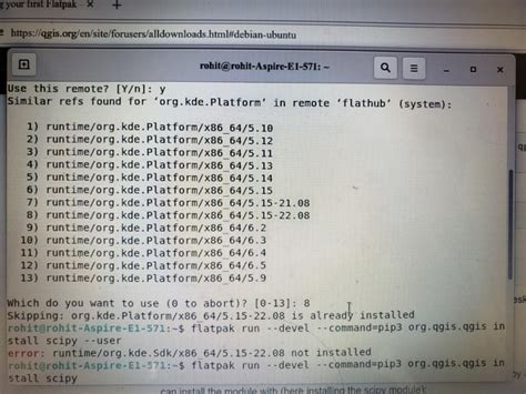 Running Into An Issue Rflatpak