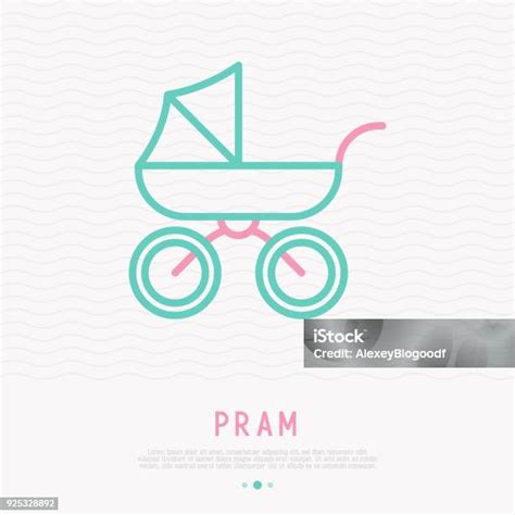 유모차 신생아 선 아이콘입니다 현대 벡터 일러스트입니다 0명에 대한 스톡 벡터 아트 및 기타 이미지 0명 귀여운 날씬한