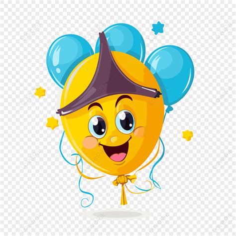 졸업 풍선 벡터클립 아트상표만화 Png 일러스트 무료 다운로드 Lovepik