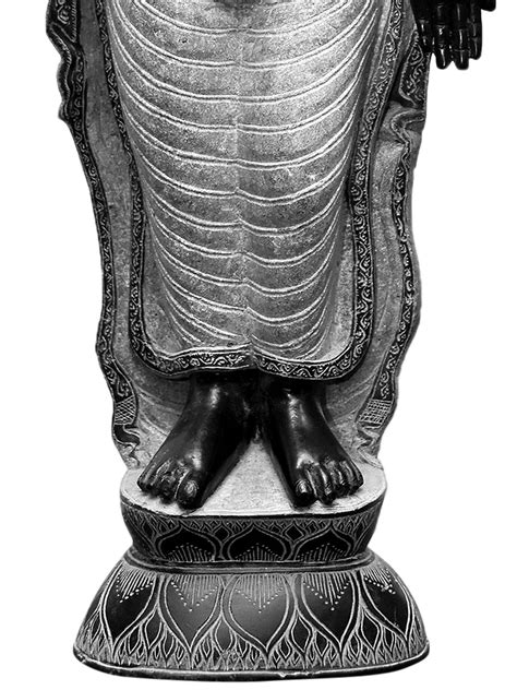 24 Standing Tibetan Buddha Kadappa Stone Exotic India Art