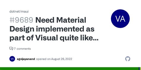 Need Material Design Implemented As Part Of Visual Quite Like Xamarin