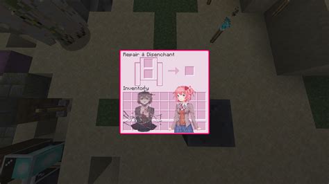 Doki Doki Literature Club Custom Gui Pack Minecraft Resource Pack