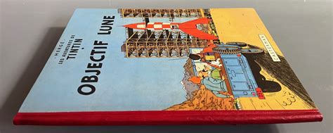 Hergé Tintin Objectif Lune Eo 1954