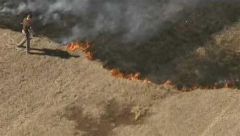 Oklahoma Firefighters Battle Multiple Grass Fires