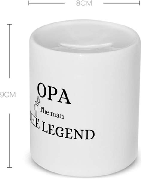 Akyol Opa The Man The Legend Spaarpot Opa Opa Verjaardag Opa