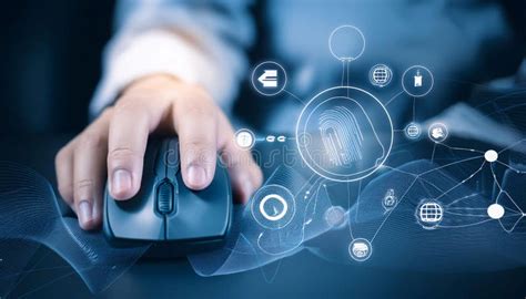 Clicking And Digital Interaction Featuring Elements Like Computer Mice Click Icons And