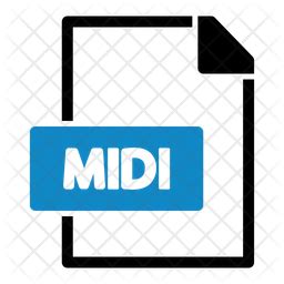 MIDI File Icon Download In Dualtone Style