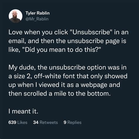 Email Marketing Tips On Linkedin Love When You Click Unsubscribe In An Email And Then The