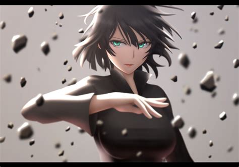 Beautiful Woman Haired Anime Abstract Short Hair One Punch Man