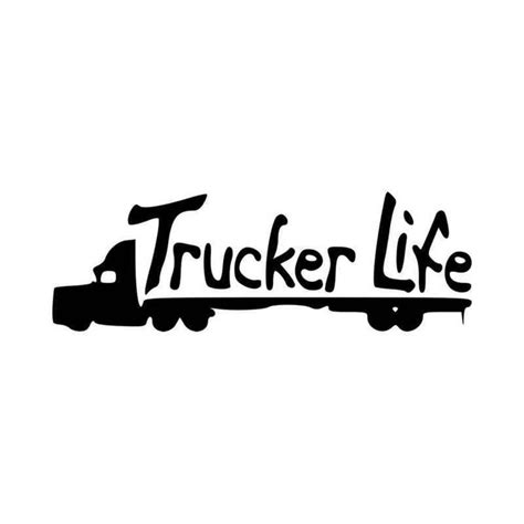 Buy Trucker Life Vinyl Decal Sticker Online