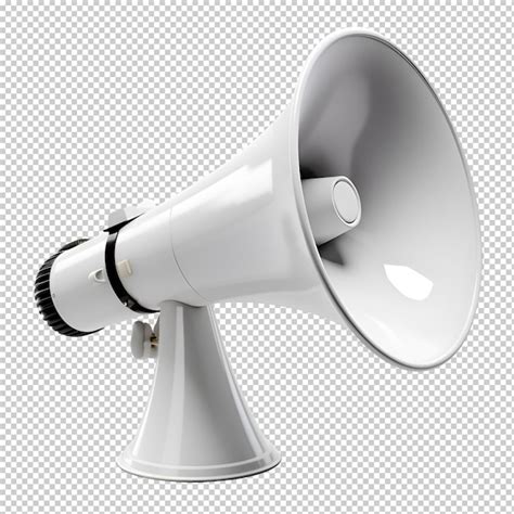 Objet Haut parleur Mégaphone Sur Fond Transparent Isolé PSD Premium