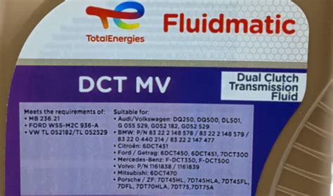 Total Fluidmatic DCT MV Dual Clutc 7DCT300 DCT500 6DCT470 7DT75 236.21 ...