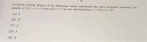 Solved UCONN Q Given The Graph Of F X Shown Below Chegg