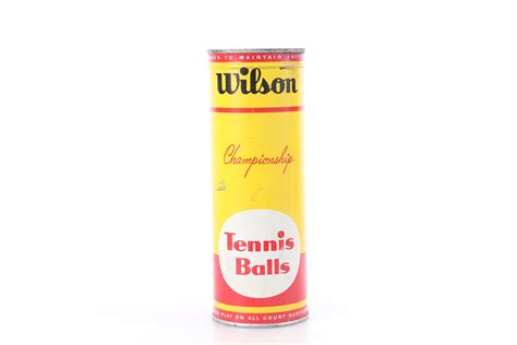 Lot Wilson Championship Tennis Balls Sealed Can New Old Stock
