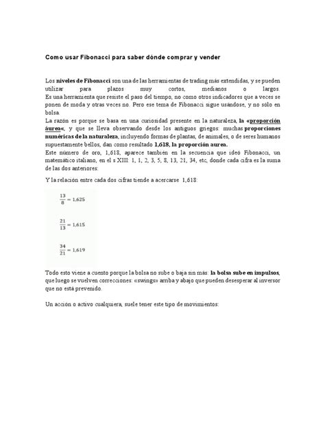 Como Usar Fibonacci Pdf