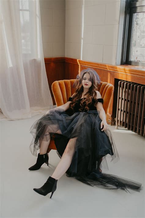 Vixen Gown Black Wedding Dress Off Shoulder Gothic Wedding Etsy