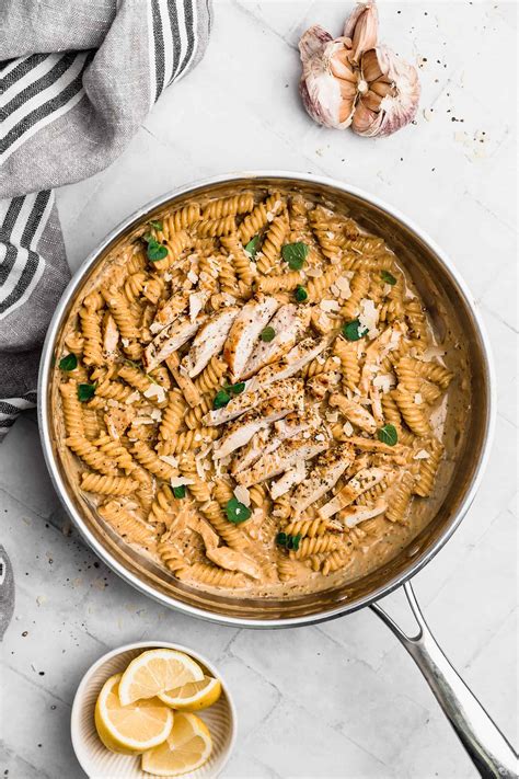 Garlic Parmesan Chicken Pasta Cravings Journal