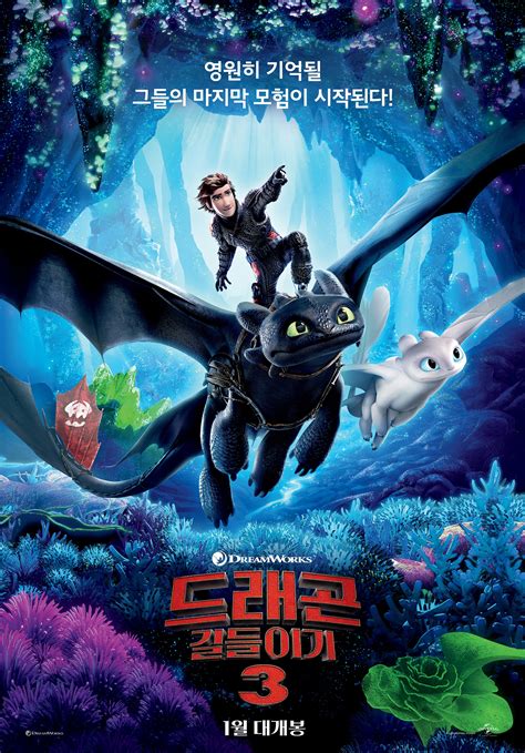 드래곤 길들이기 3 1월 개봉…메인 포스터 공개