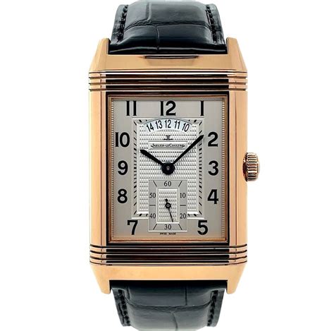 Jaeger Lecoultre Grande Reverso Duo 18k Rose Gold Ref 273 2 85