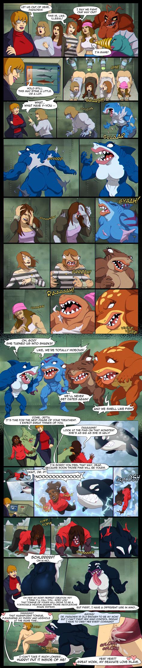 Rule 34 Bimbo Bimbofication Body Horror Dr Paradigm Fish Fish