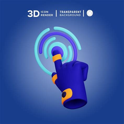 Premium Psd 3d Icon Interactivity Illustration