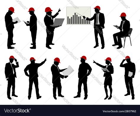 Engineers Royalty Free Vector Image Vectorstock
