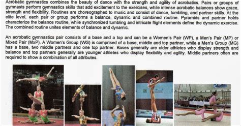 Oakville Gymnastics Club Acrobatic Gymnastics Team OGC Acro