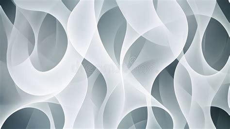 Abstract Gray And White Swirling Wave Pattern Royalty Free Image Stock Illustration