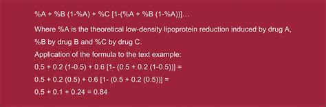 Maximum Low Density Lipoprotein Cholesterol Lowering Capacity Achievable With Drug Combinations