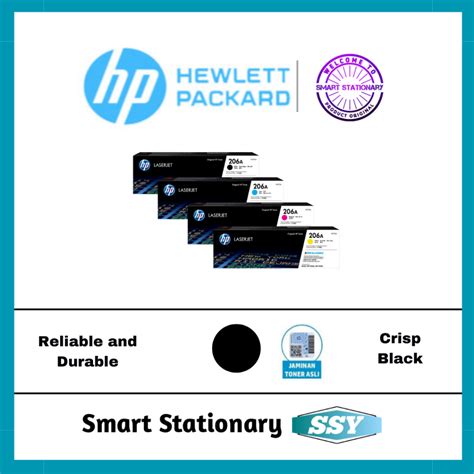 Jual Toner Hp 206a Black And Colour Orignal Laserjet Cartridge Hp Color