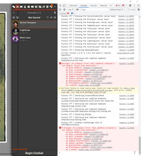 Combat Tracker No Longer Assignable · Issue 364 · Wookieemattessence20 · Github